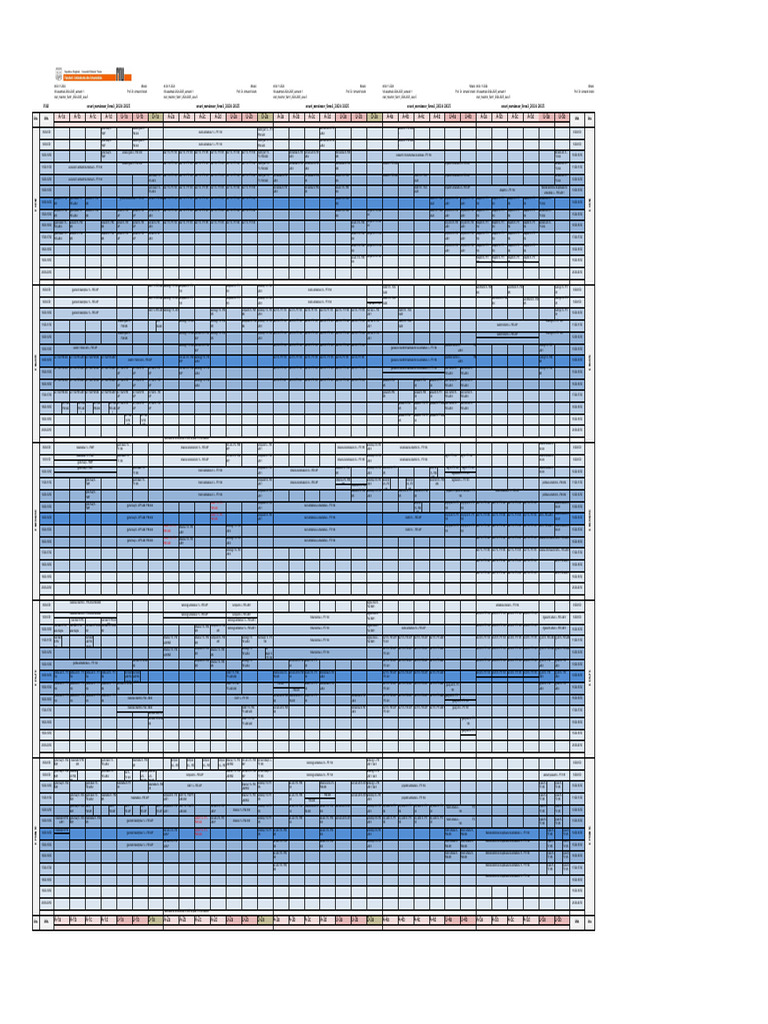 Orari Mesimor Sem1 5 Vite 6607 | PDF