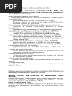 Salient Features: Philippine Climate Change ACT - RA 9729 | PDF ...