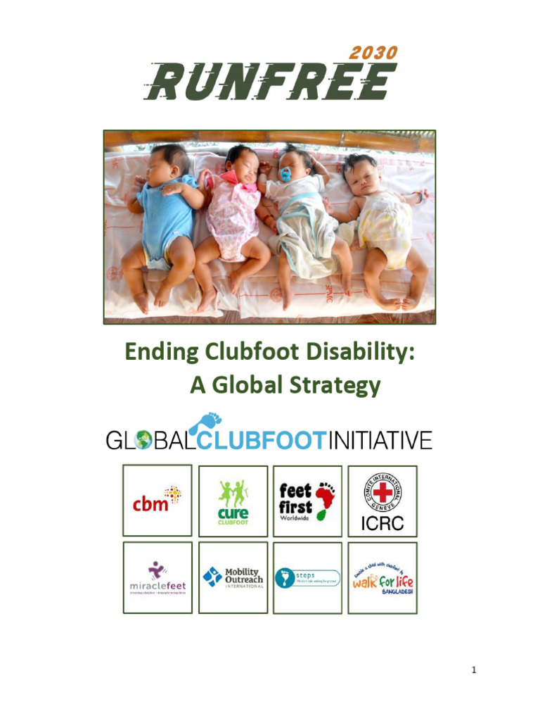 Global Clubfoot Strategy Final Copy 1 | PDF | Surgery | Developing Country