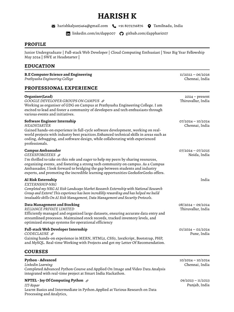 Harish K Resume Final SEP | PDF | Data | Microsoft Azure