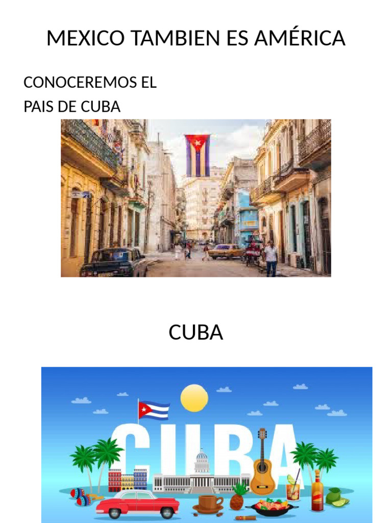Descubre la Cultura Cubana: Comida y Más | PDF