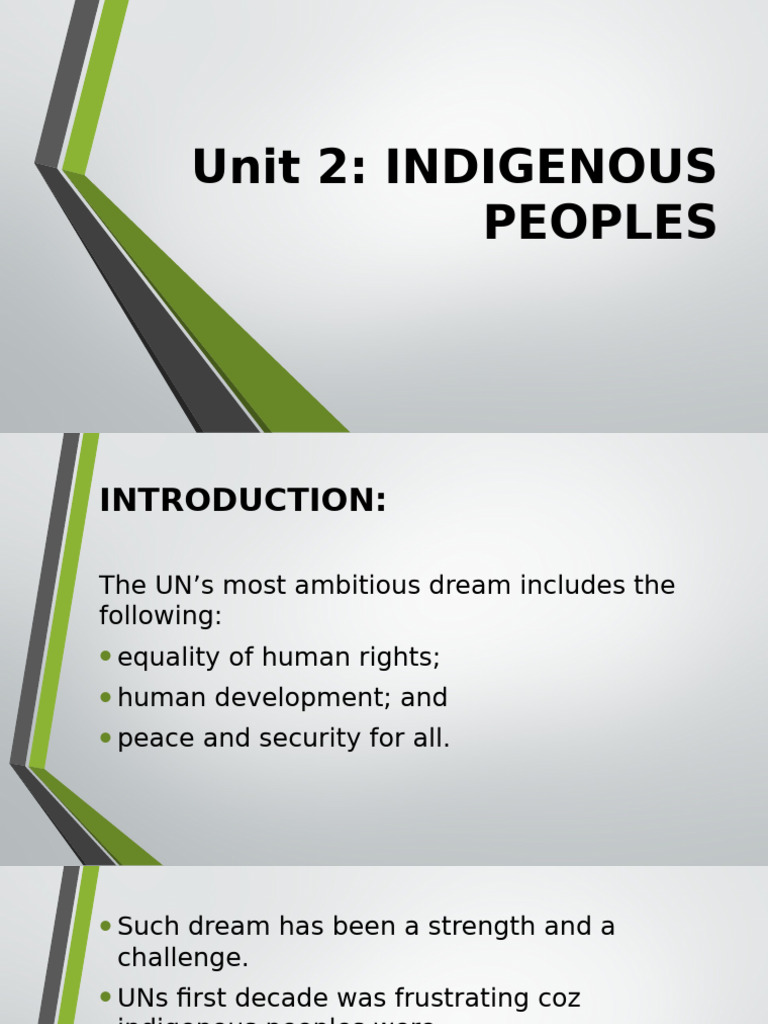 Indigenous Peoples' Rights and Challenges | PDF | Indigenous Peoples ...