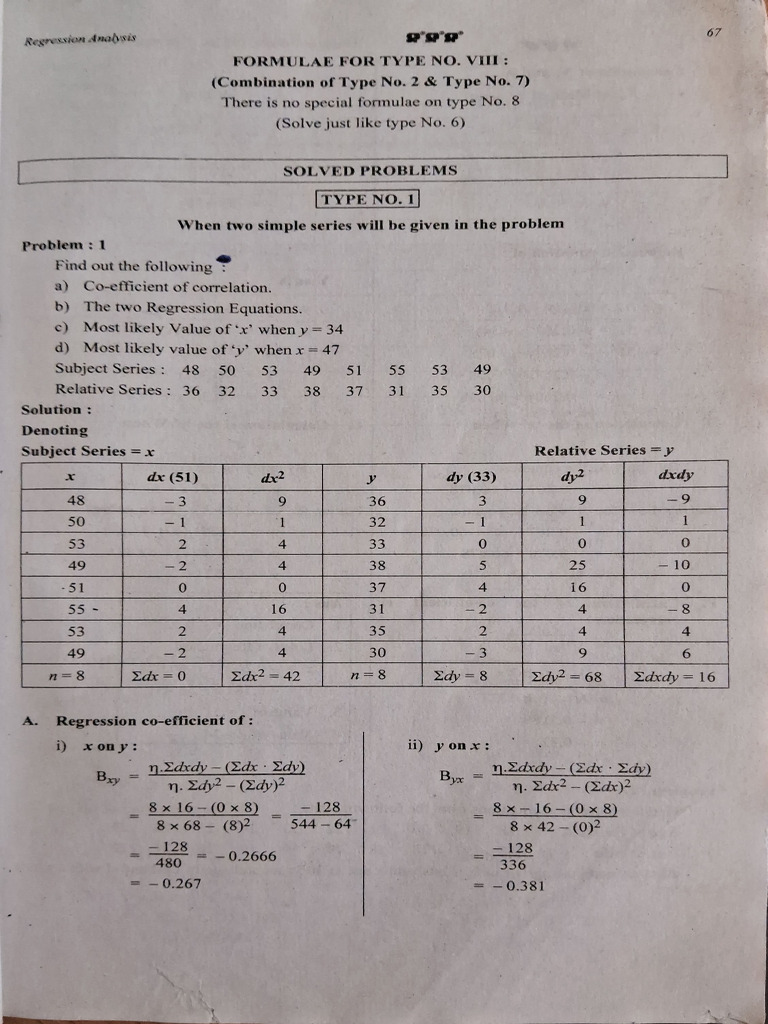 Adv Statistics Unit 2 Regression Analysis | PDF