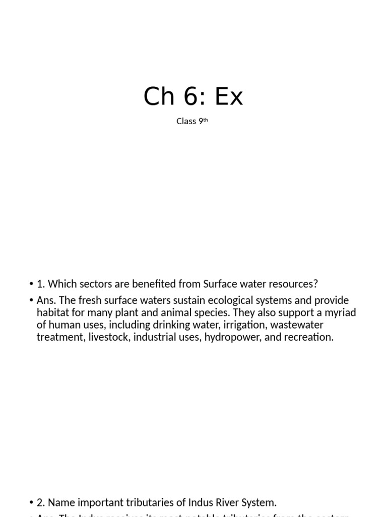 CH 6: Ex: Class 9 | PDF