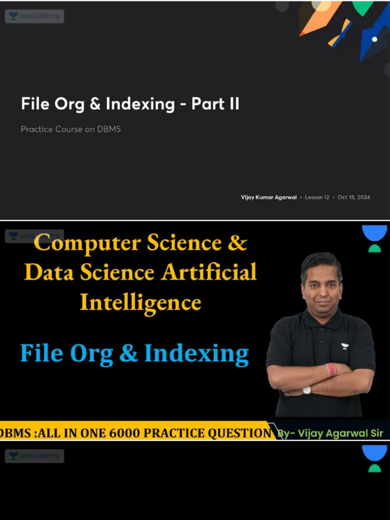 File Org Indexing Part II No Anno | PDF