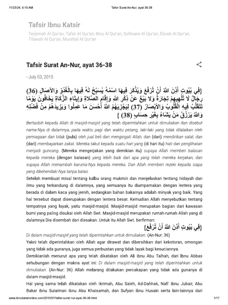 Asbab Nuzul | PDF
