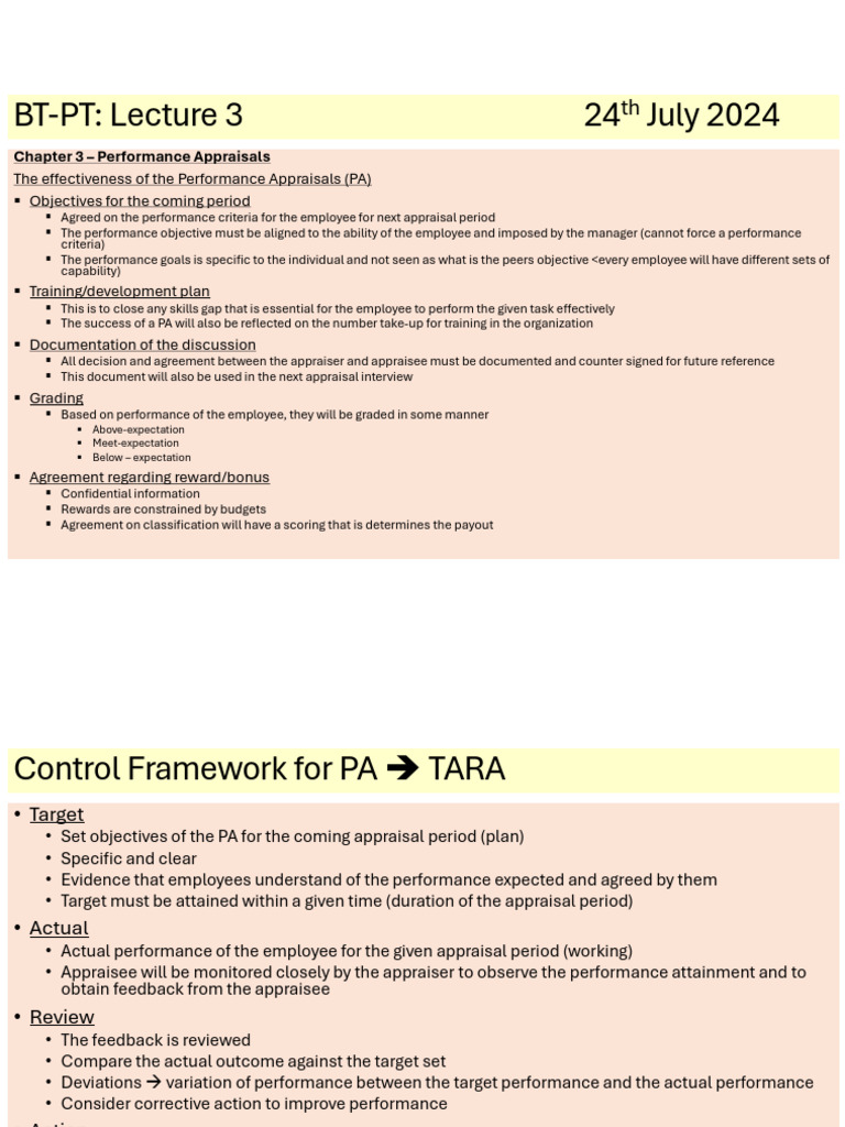 BT-PT-L3-24-JULY-2024 | PDF | Performance Appraisal | Leadership