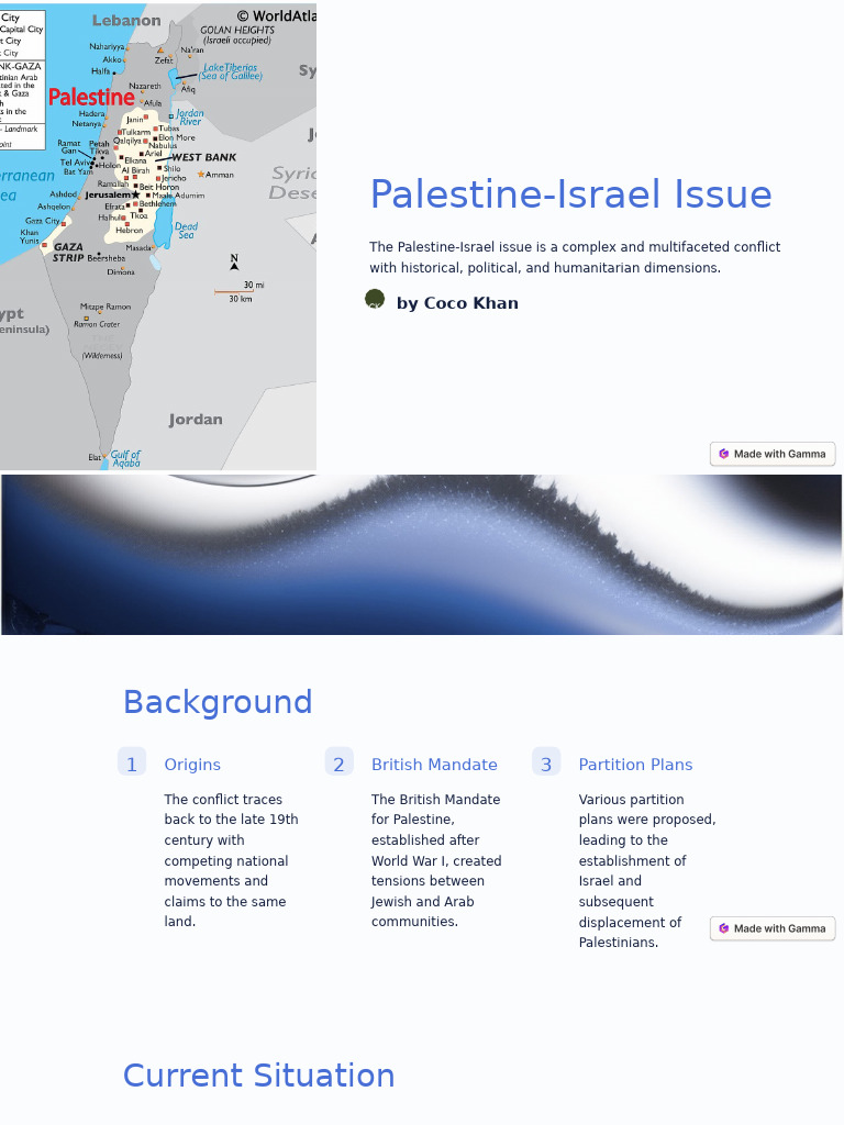 Palestine-Israel-Issue | PDF | Mandatory Palestine | Israel