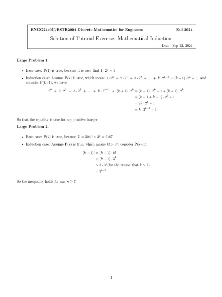 Solution of Exercise1 | PDF