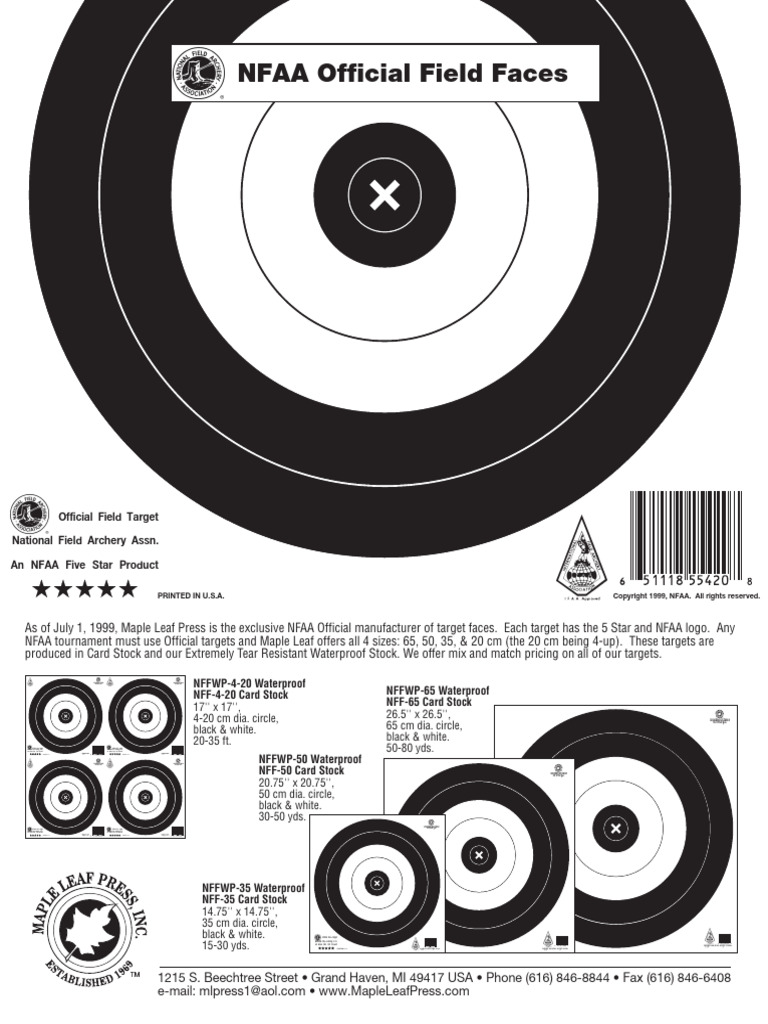 MLP Nfaa Official Field Faces Flyer | PDF | Projectiles | Scoutcraft