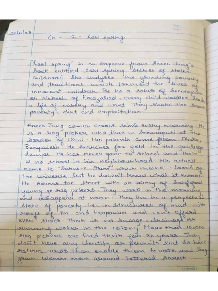 LSN 2 Lost Spring | PDF