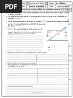 EXAMEN LOCAL 3AC de MATHEMATIQUES 2025 Modele N°1 | PDF