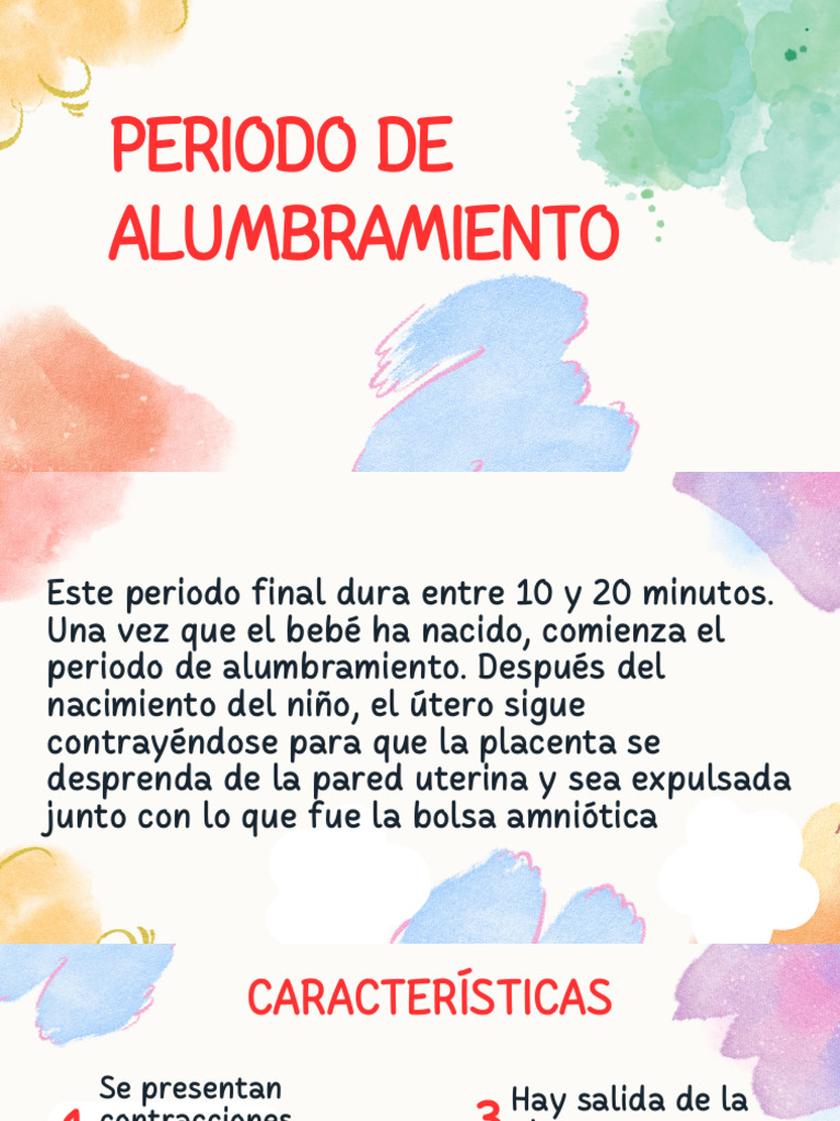 Periodo de Alumbramiento | PDF | Salud y bienestar