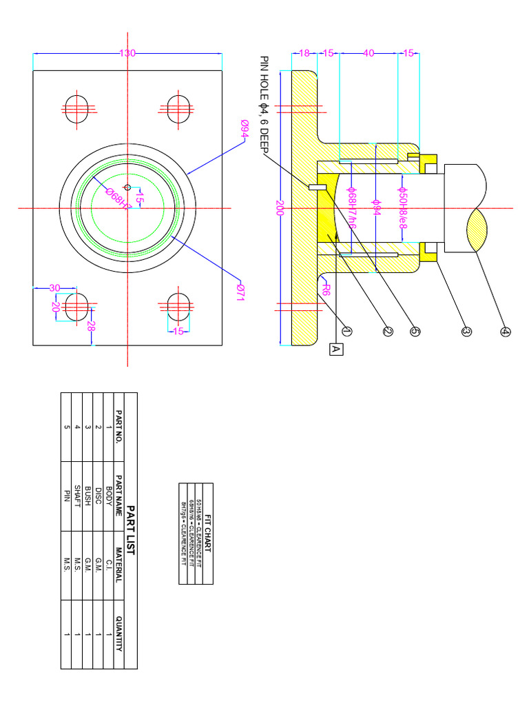 Assembly of Foot Step Bearing | PDF