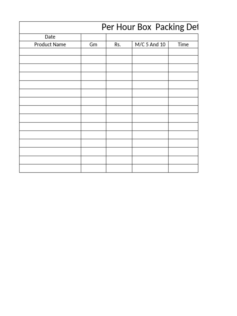 Box Packing Report | PDF | Technology & Engineering