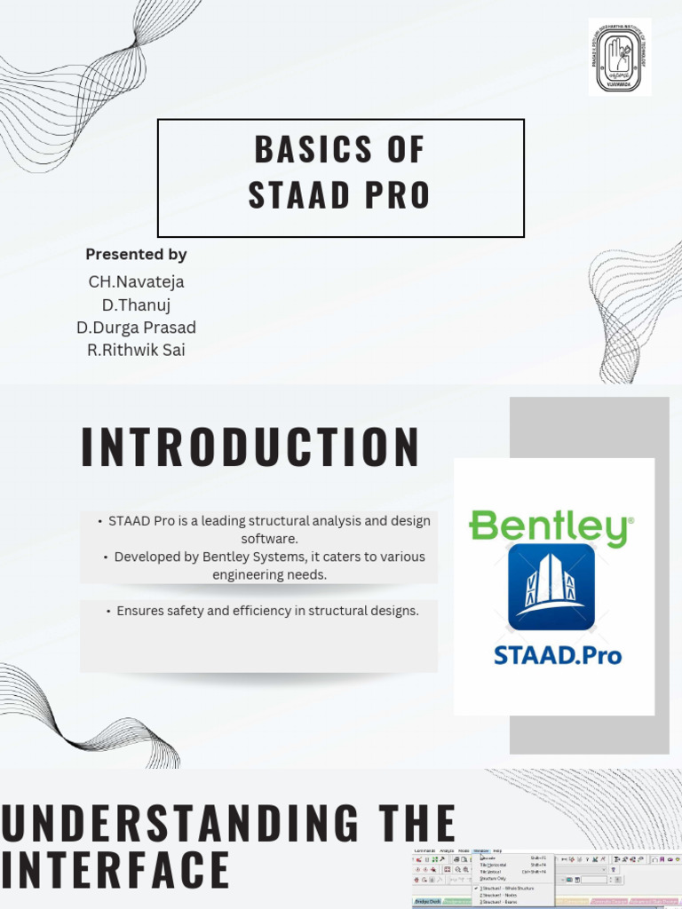 Basics of Staad Pro | PDF | Classical Mechanics | Applied And ...