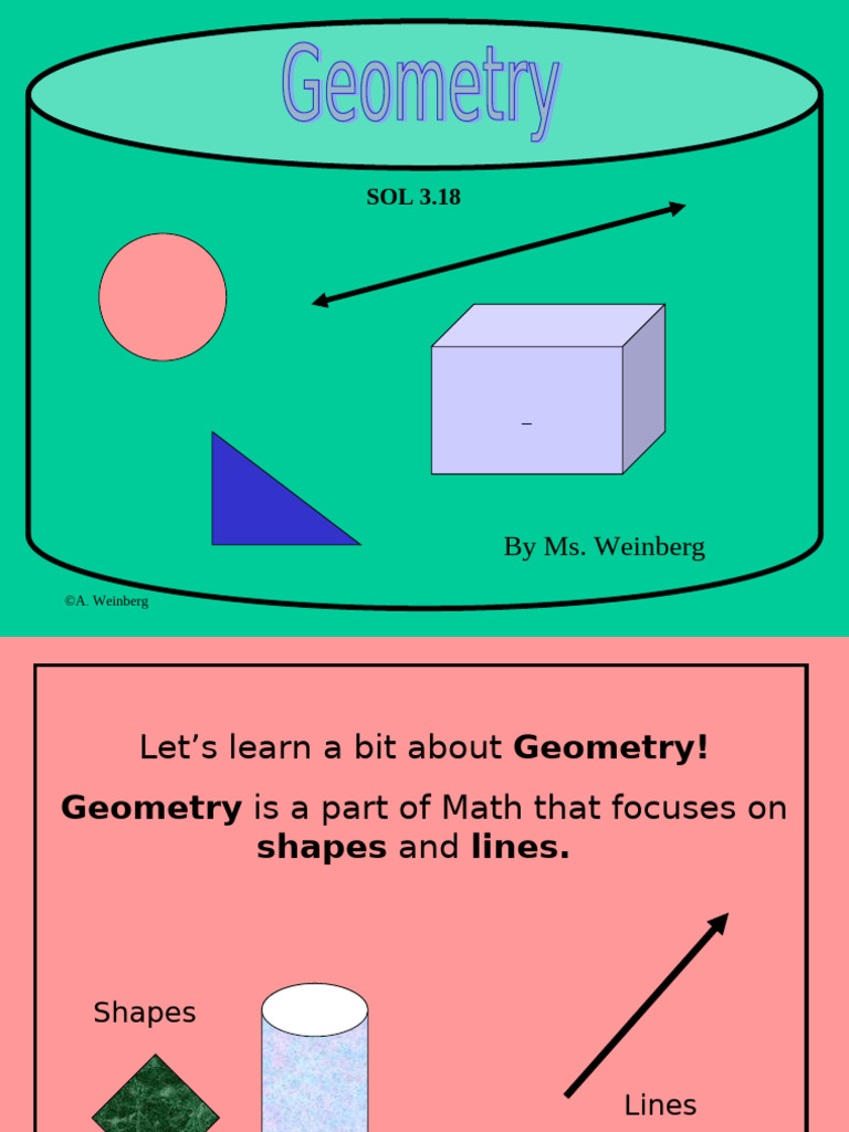 Geometry PPT Slideshow | PDF | Shape | Rectangle