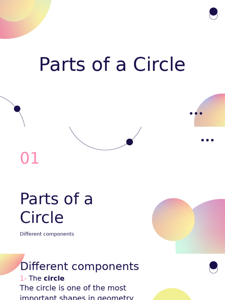 Parts of A Circle | PDF | Circle | Tangent