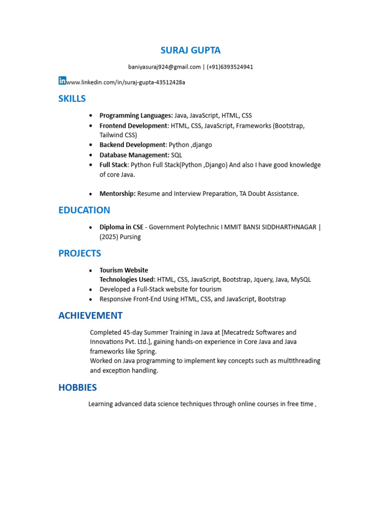 Suraj 1 | PDF | Computers