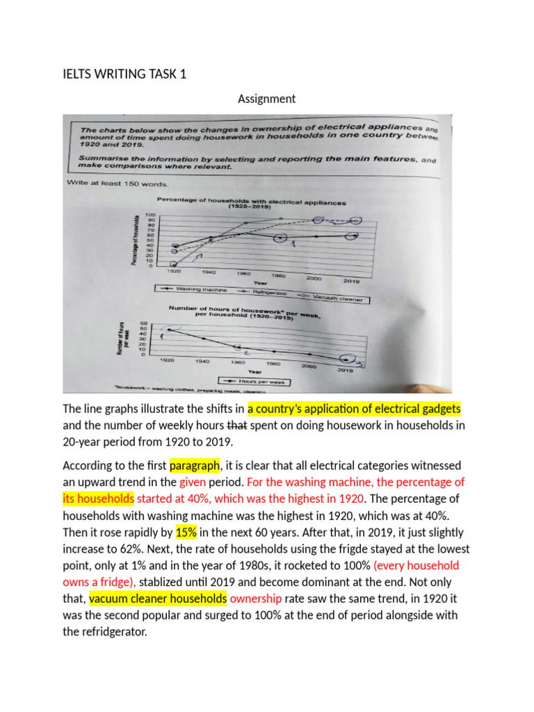 IELTS-WRITING-TASK-1 | PDF