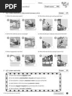 Flyers 3 - 2019 - Answer Keys - Test 1 | PDF