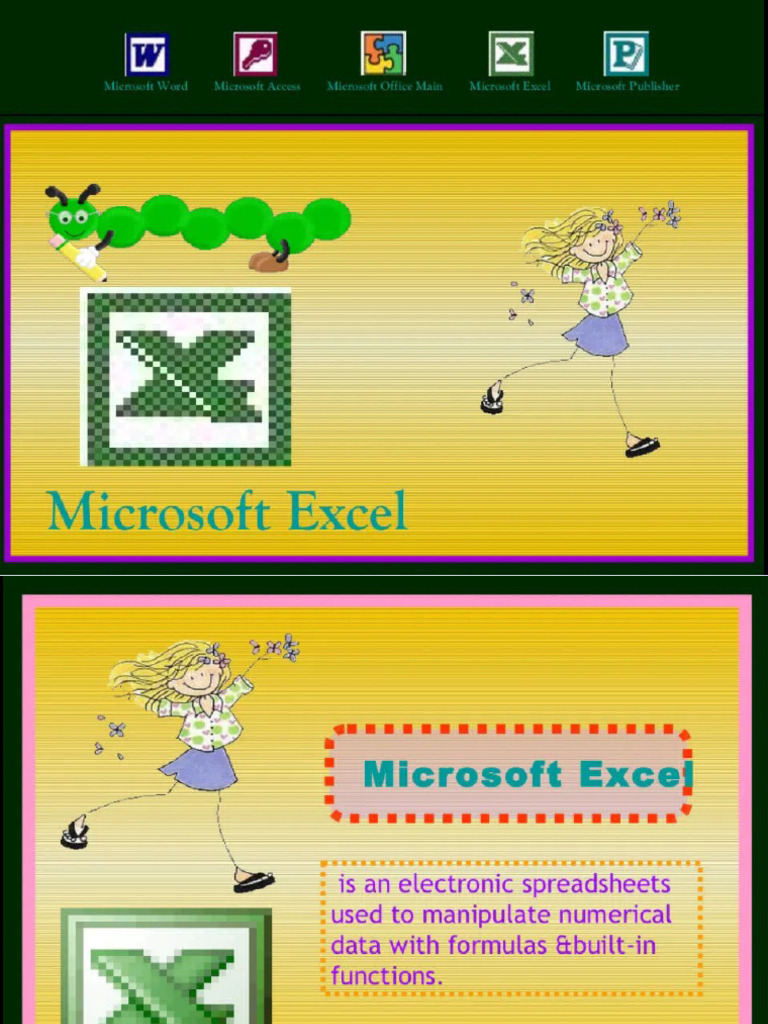 Microsoft Excel Lesson 1 | PDF