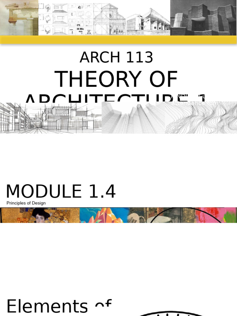 Module 1.4 Principles of Design | PDF | Composition (Visual Arts)