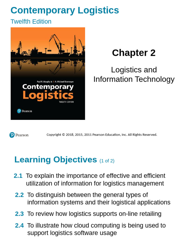 Murphy ContemporaryLogistics 12e PPT Ch02 | PDF | Logistics | Internet ...