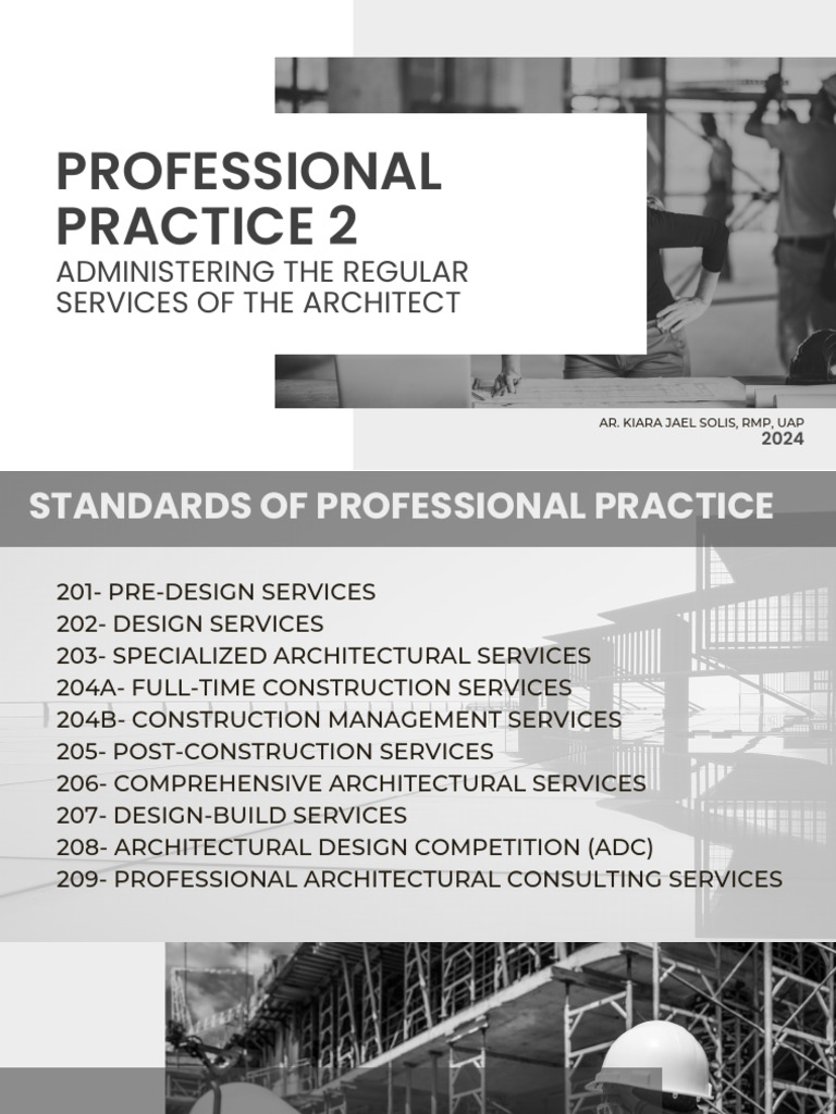 Profprac 2-Ispp 206 | PDF | Architect | Construction Management