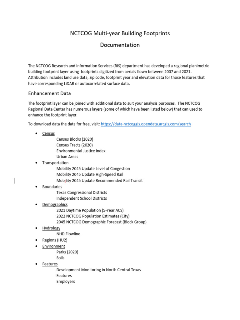 Multi Year Footprint Methodology Final 03232023 | PDF | Census | Earth ...