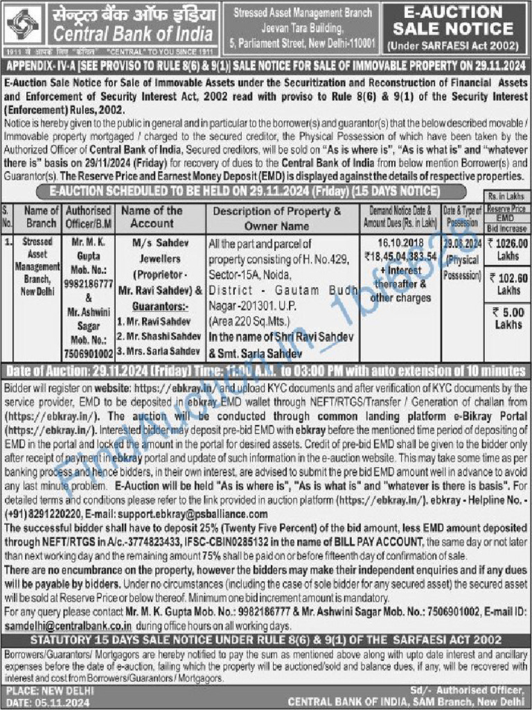 Noida Sector 44 | PDF