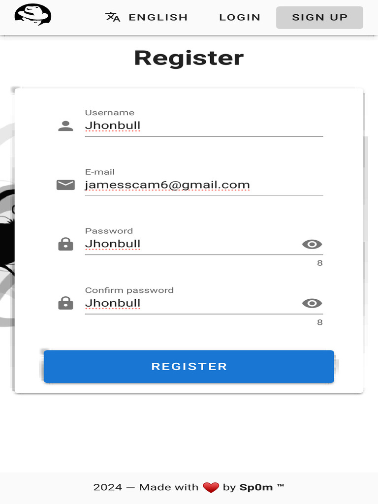 Register: Jhonbull | PDF