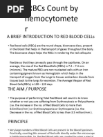 Hemocytometer Manual Cell Count Guide | PDF | Red Blood Cell | White ...