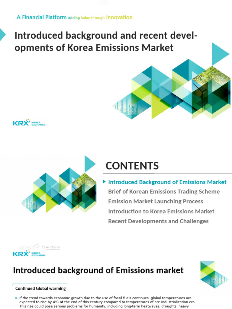 2212 - KRX Emission Market | PDF | Climate Change | Emissions Trading