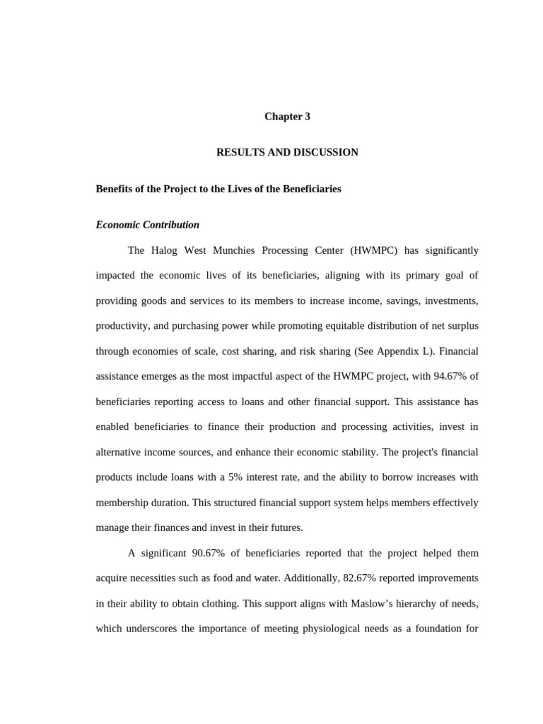 Economic and Social Impact of HWMPC | PDF | Entrepreneurship ...
