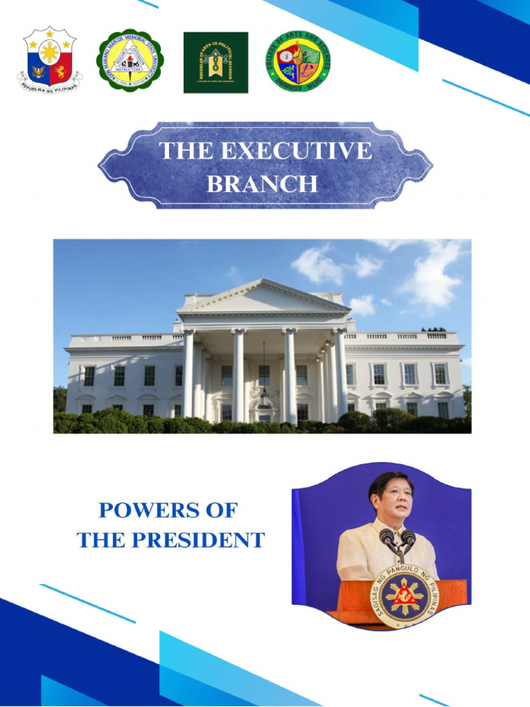 Executive Department Write Up Baps 2b | PDF | President Of The ...