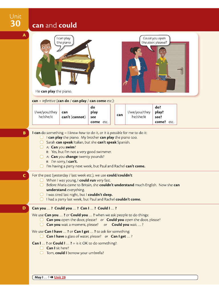 Can and could | PDF
