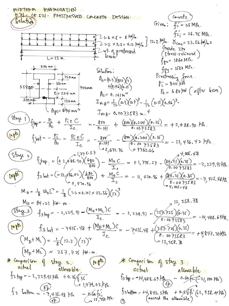 E71 Midterm Exam Solution | PDF