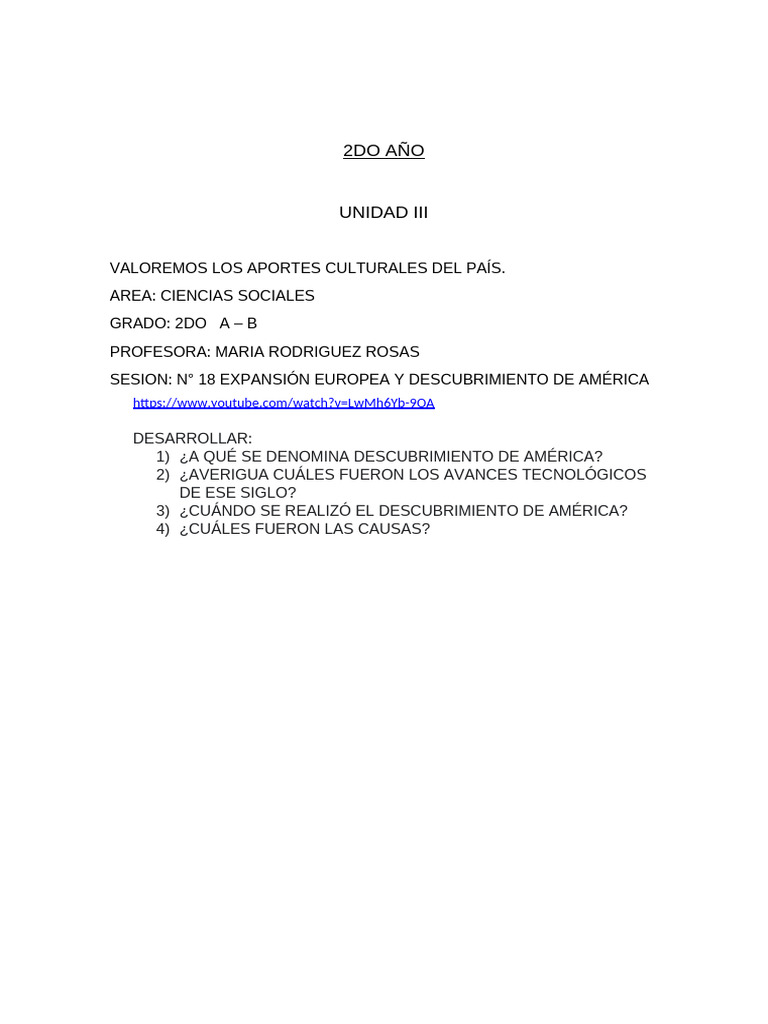 2do Año | PDF | Política | Viajes y turismo