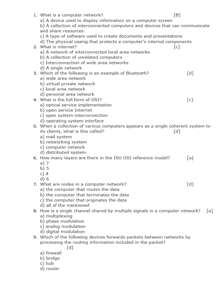 Computer Networking Basics Explained | PDF | Computer Network | Osi Model