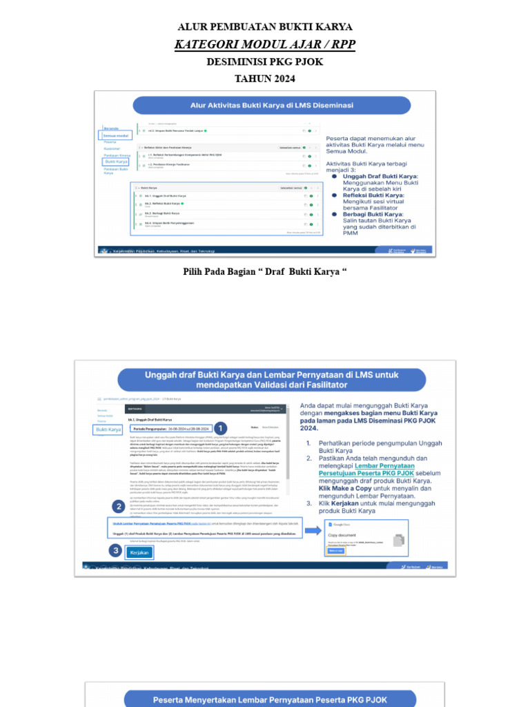 Alur Bukti Karya Kategori Modul Ajar-Rpp | PDF | Komputer