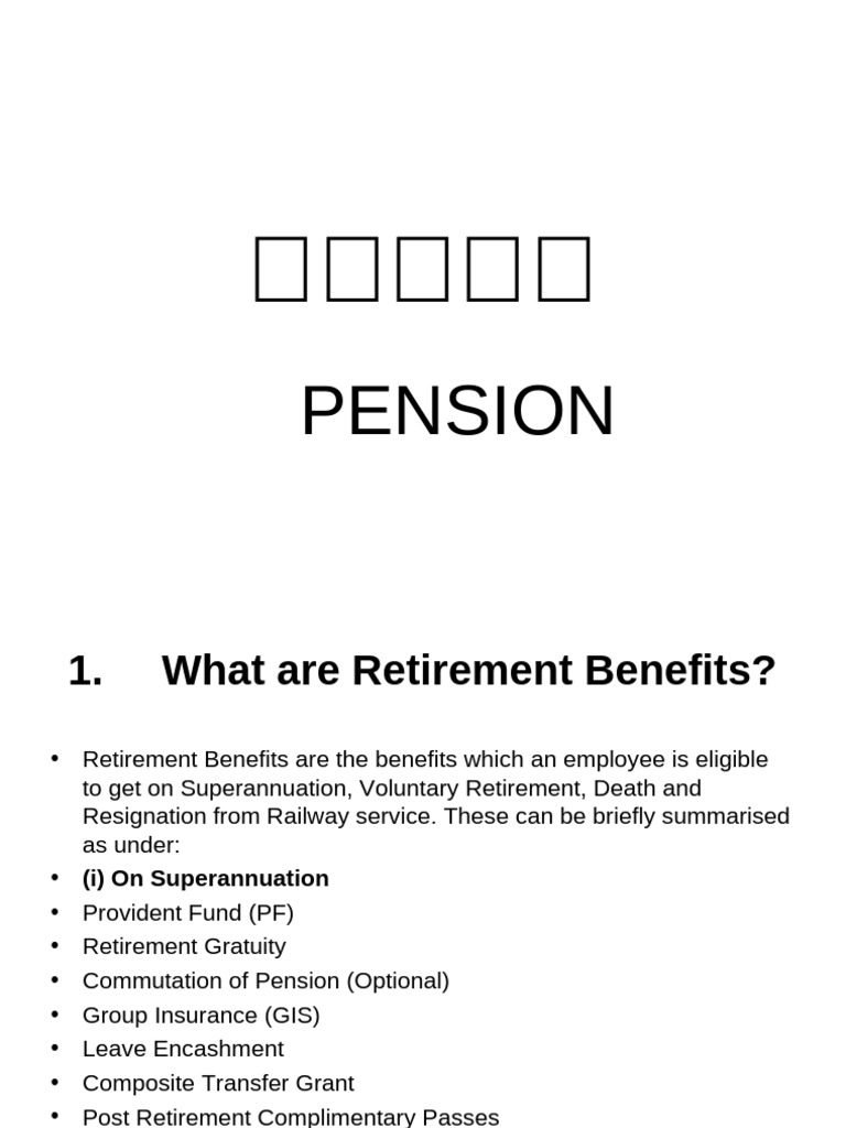 pension | PDF | Pension | Retirement