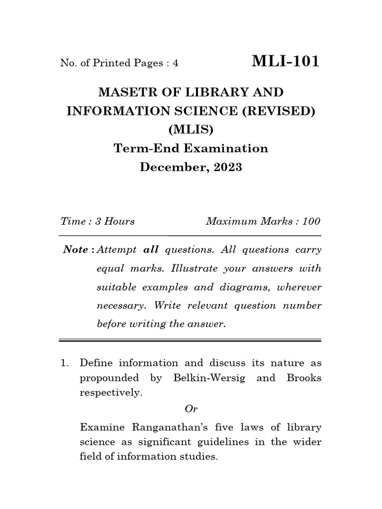 Mli 101 | PDF | Social Science | Computers