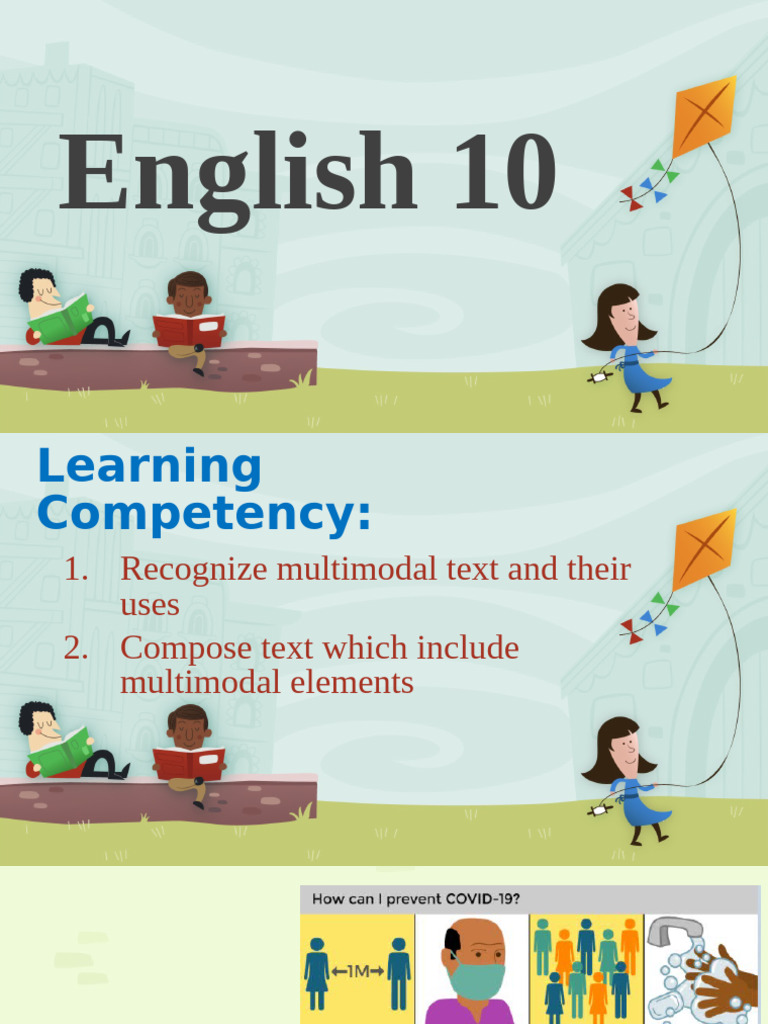 Multimodal Texts in English 10 | PDF | Communication | Gesture