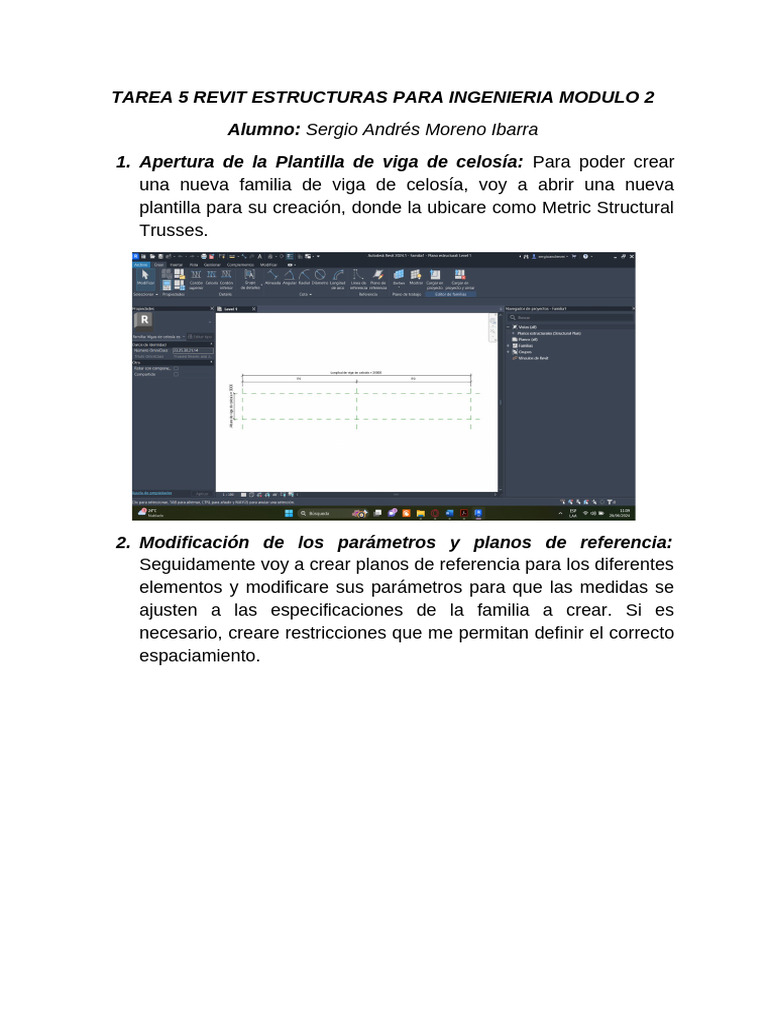 Tarea 5 Modulo Ii Revit Estructuras | PDF | Informática