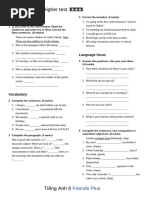 Friends Plus 6 Exam Review Guide | PDF | Vietnam