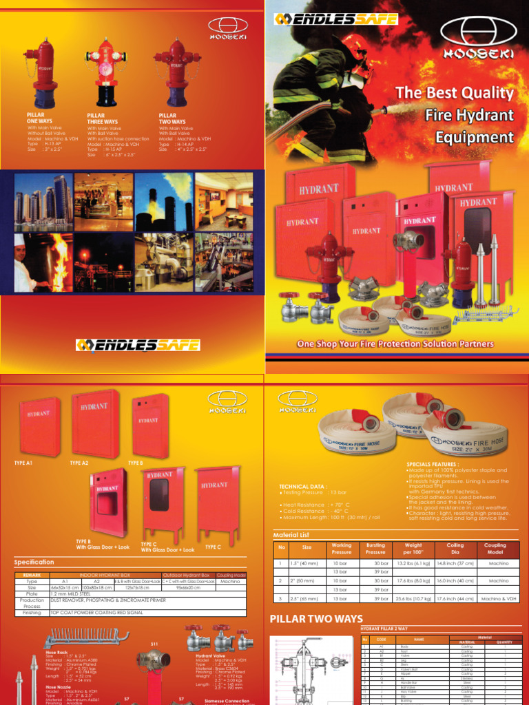 Brosur Katalog Hydrant HOOSEKI | PDF | Valve | Building Materials
