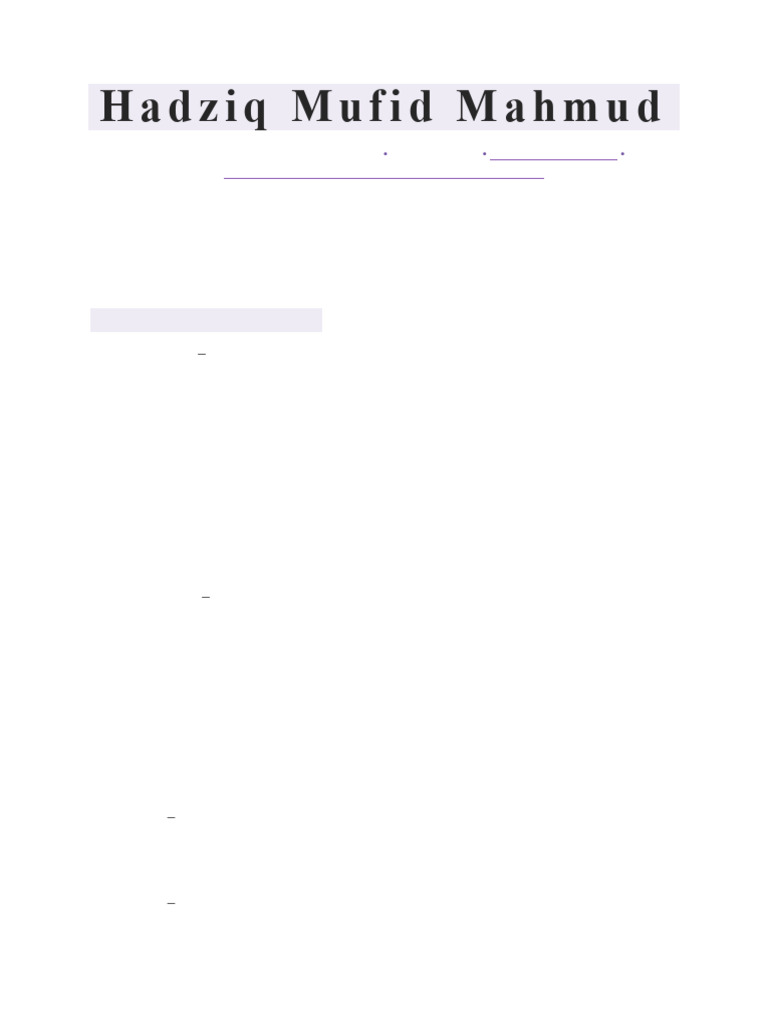 Hadziq Mufid Mahmud IMP Engineer | PDF | Computing | Software