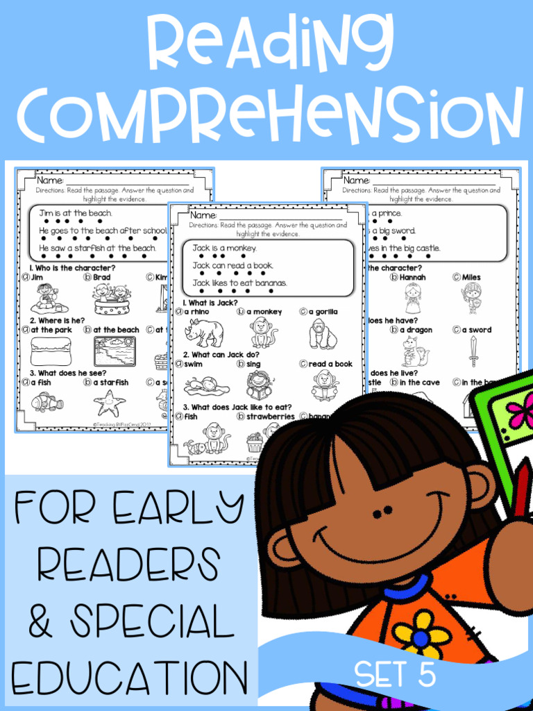 Early Reader Comprehension Worksheets | PDF | Home & Garden