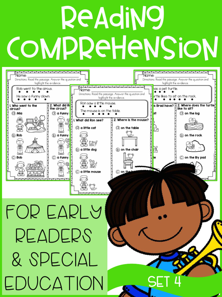 4 - Reading Comprehension For Early Reader (SET 4) | PDF | Home & Garden